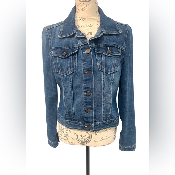 BBJ Los Angeles | Jackets & Coats | Boom Boom Jeans Blue Fitted Denim ...